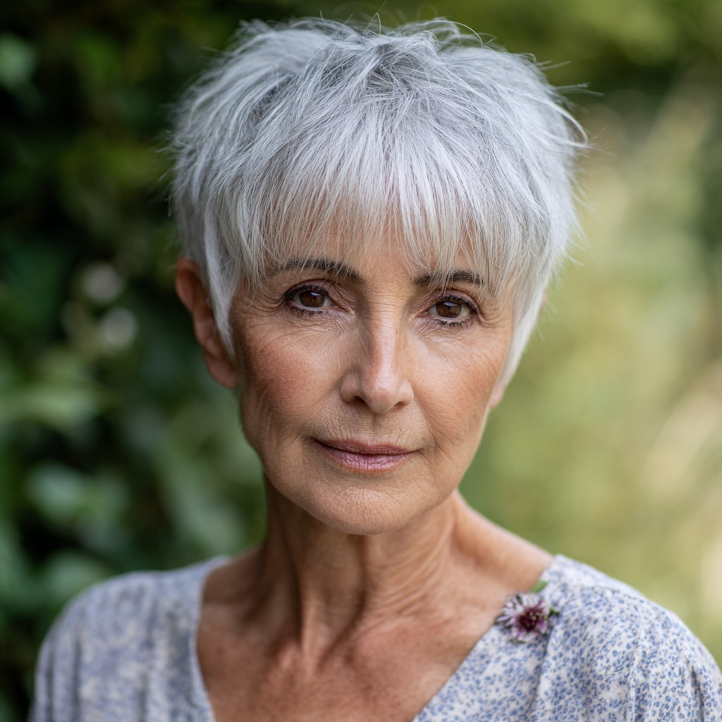 26 Pretty Face-Framing Pixie Cuts That Flatter Mature Women, Instantly