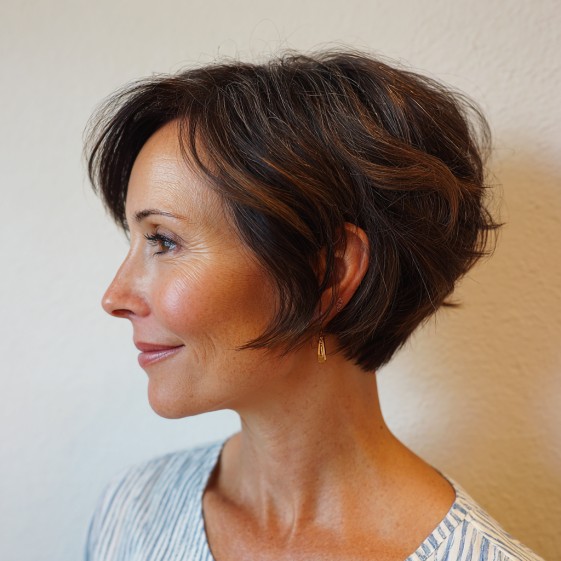 28 Amazing Curved Pixie-Bob Cuts To Try Before You Hit Your 50s