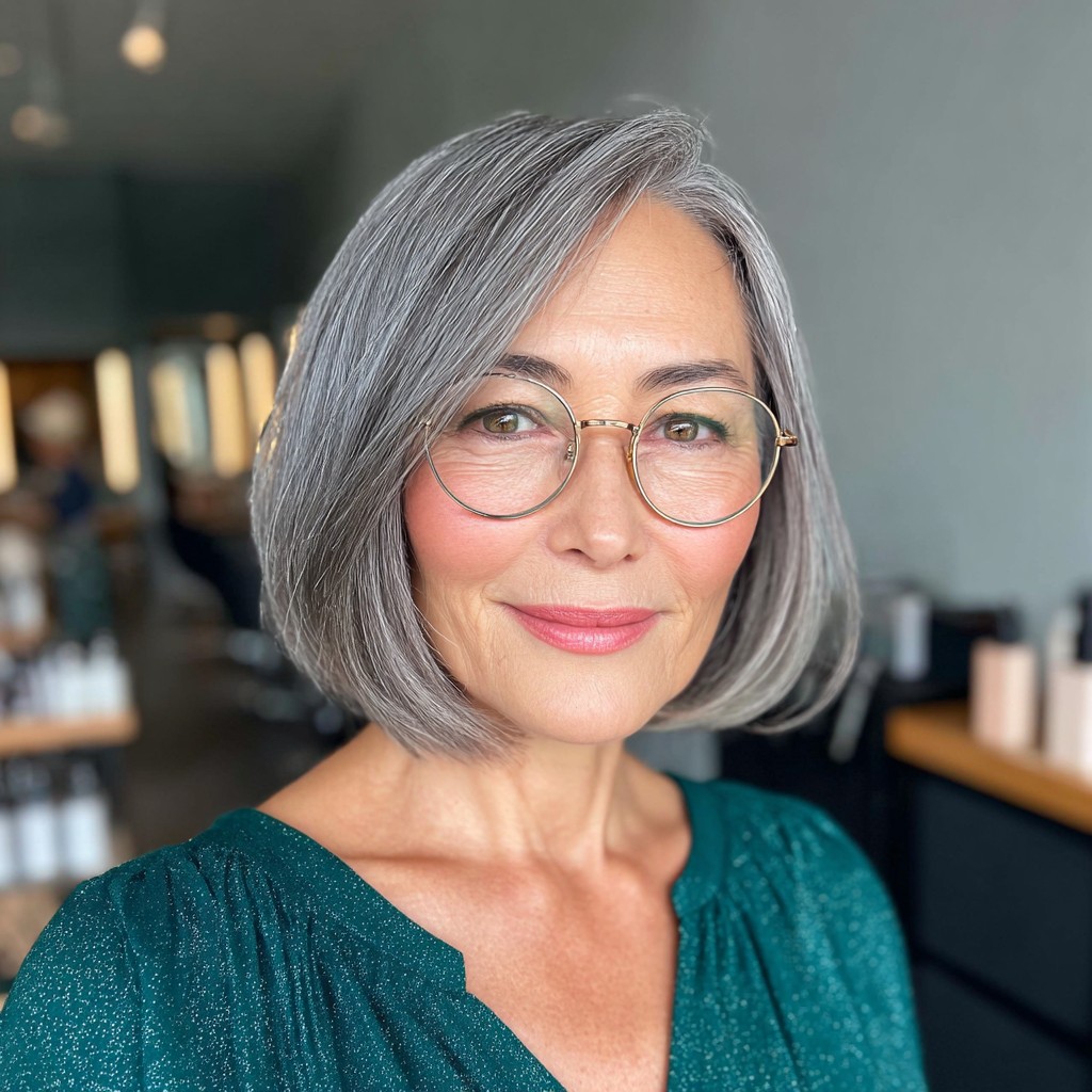 28 Fun and Sassy Grey Bob Haircuts (And How To Nail It At Any Age)