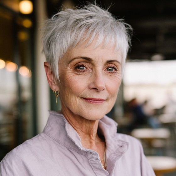 26 Gorgeous Piecey Pixie Cuts Going Viral Among Women in Their 70s