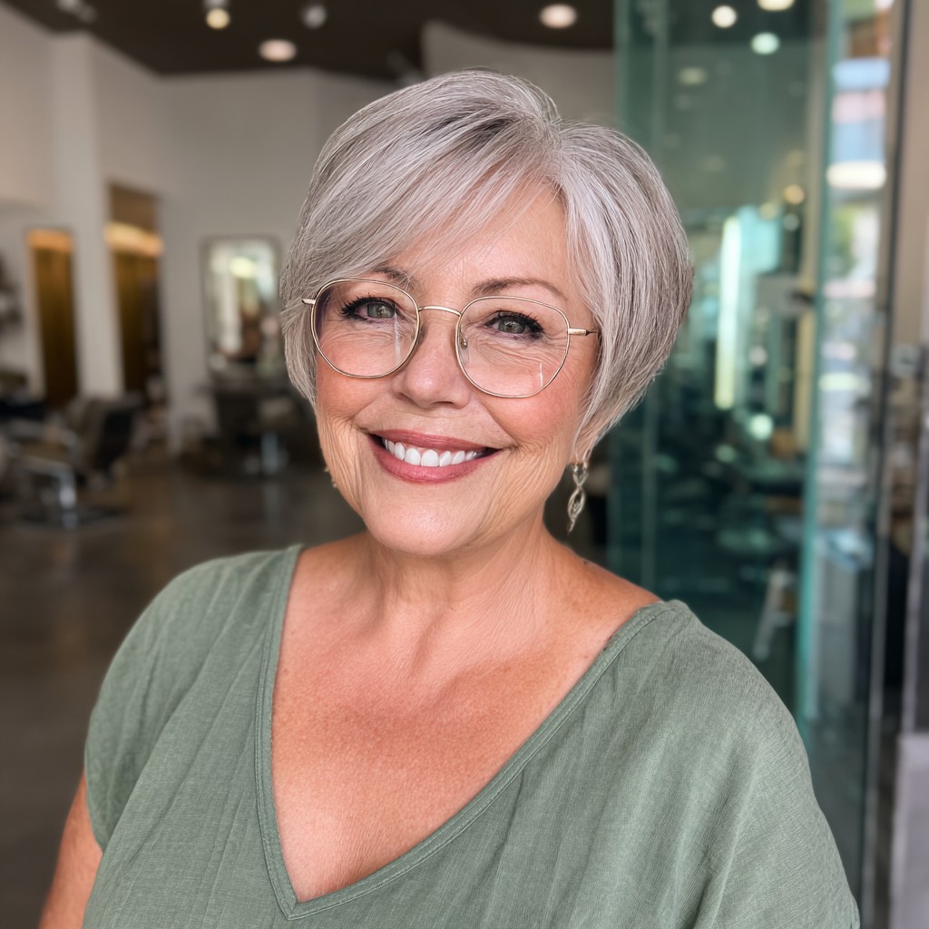 27 Lovely Bobbed Pixie Cuts for Women Over 60 With a Rounder Face Shape ...