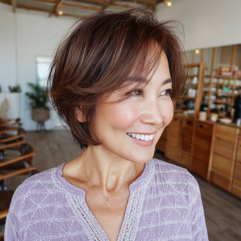 30 Gorgeous Airy Bob Haircuts for Women Over 50 With Nothing to Prove