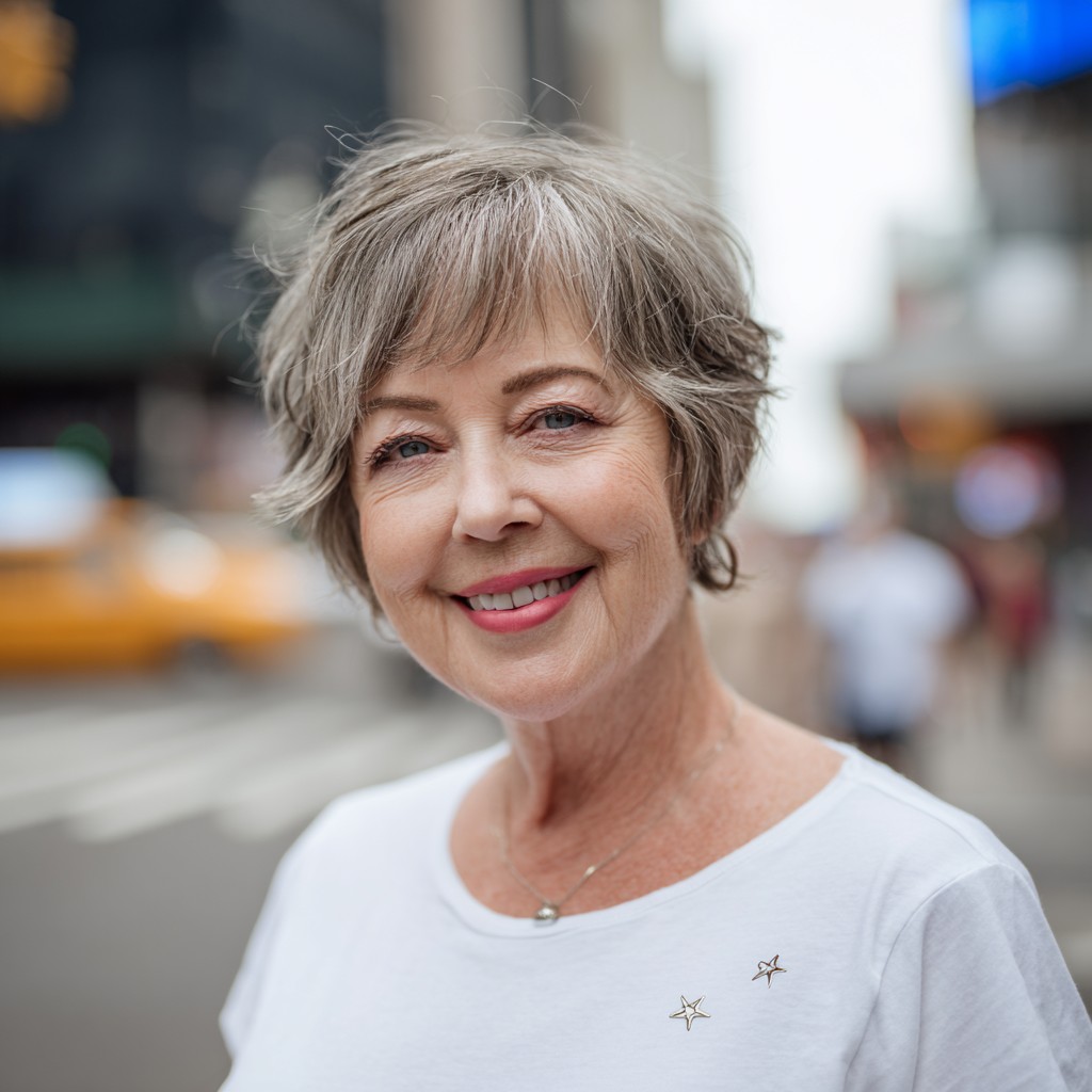 27 Lovely Bobbed Pixie Cuts for Women Over 60 With a Rounder Face Shape ...