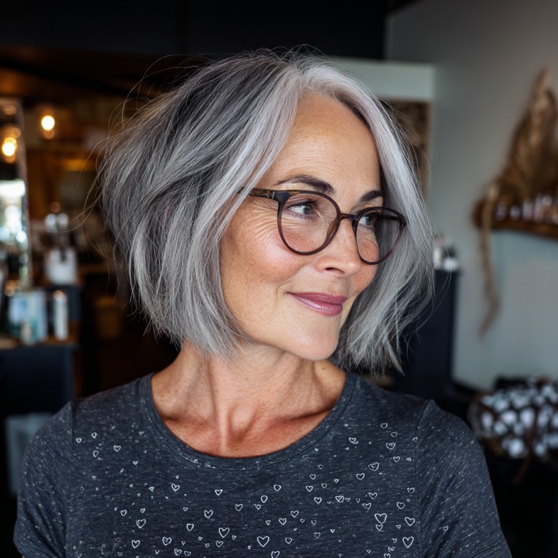 30 Gorgeous Airy Bob Haircuts for Women Over 50 With Nothing to Prove