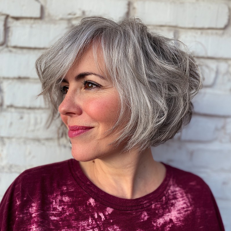 30 Gorgeous Airy Bob Haircuts for Women Over 50 With Nothing to Prove