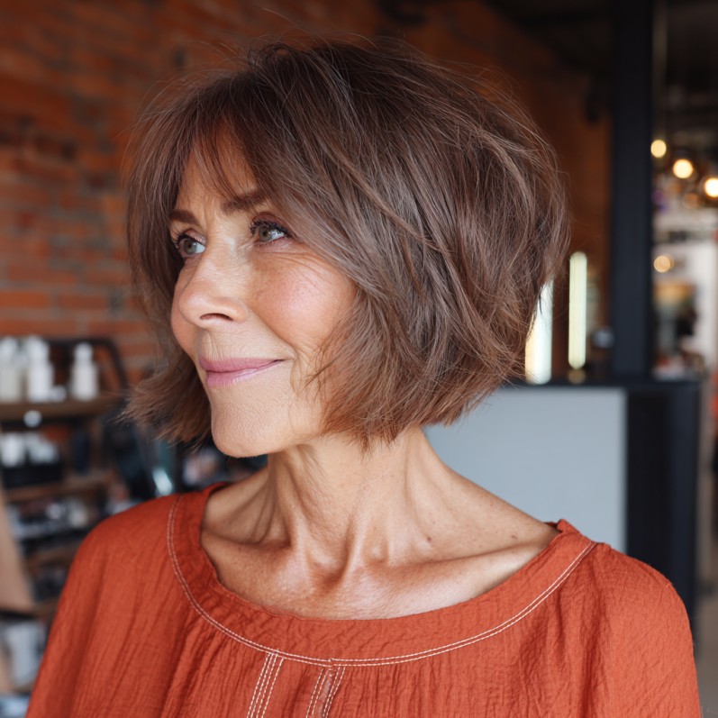 30 Gorgeous Airy Bob Haircuts for Women Over 50 With Nothing to Prove