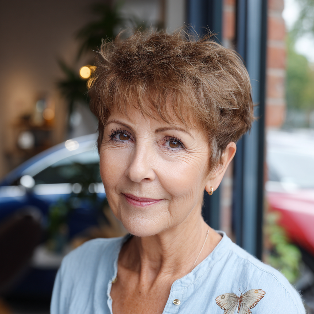 30 Beautiful Side-Swept Pixie Cuts for Older Women with Short Hair