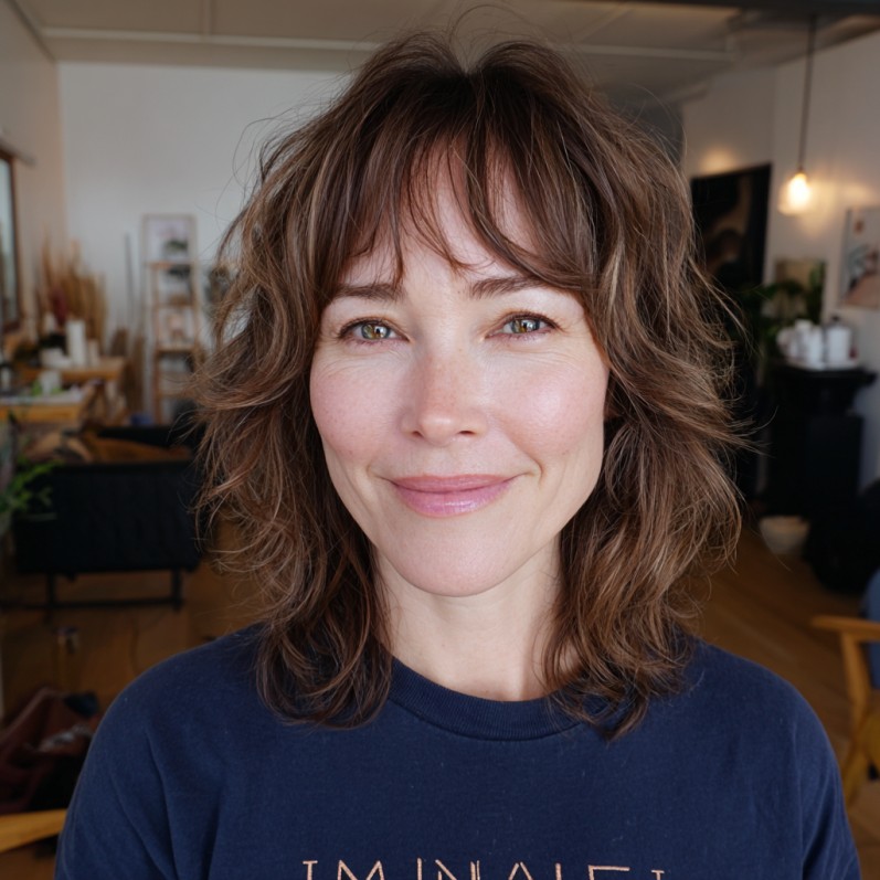 28 Envy-Inducing Lobs with Long Bangs to Look More Fashionable