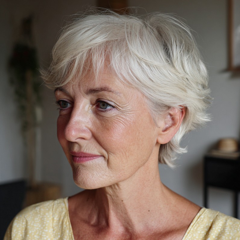 28 Lovely Wavy Pixie Cuts for Women Over 60 That Don’t Try Too Hard