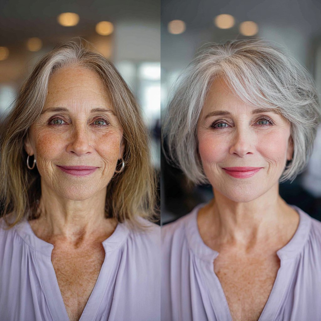23 Perfect Short Razor-Cut Hairstyles For a Fresh Start In Your 60s