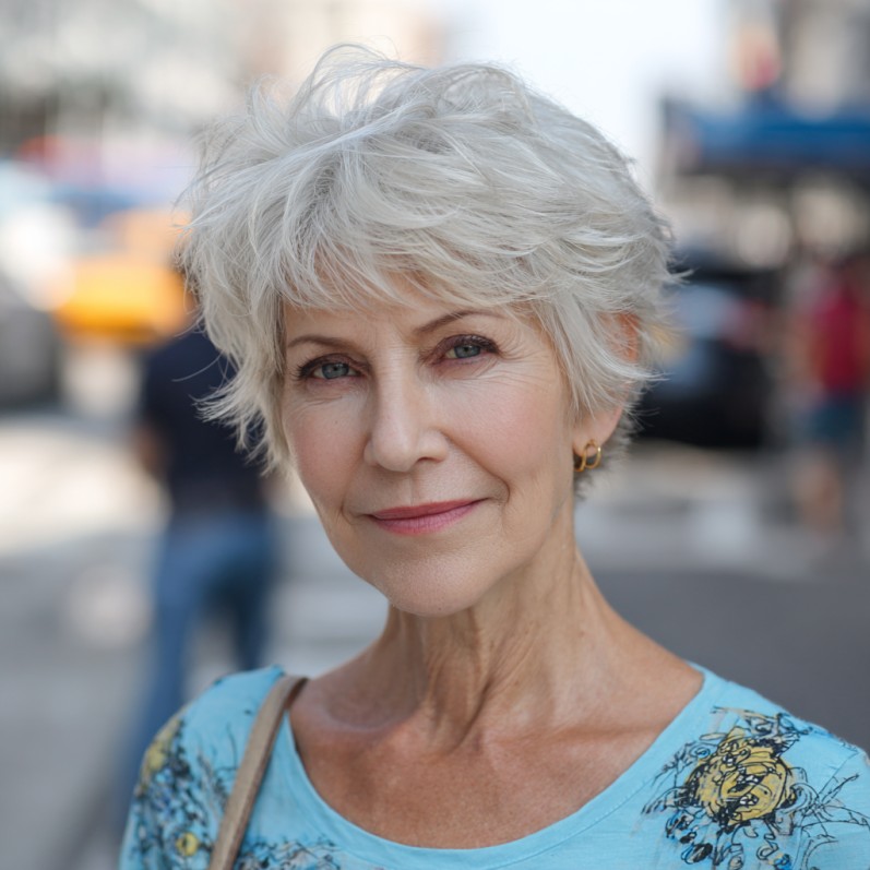28 Lovely Wavy Pixie Cuts for Women Over 60 That Don’t Try Too Hard