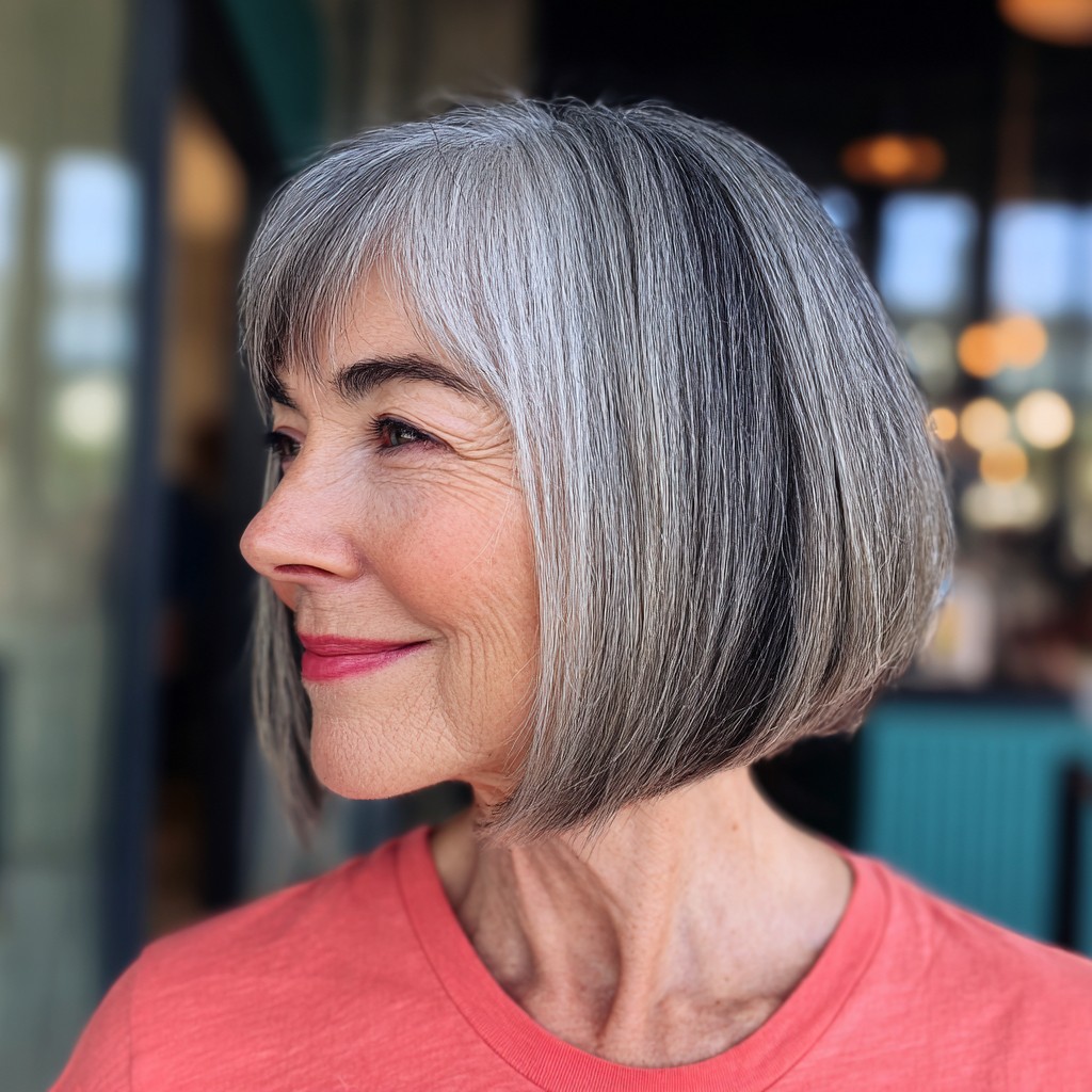 28 Prettiest Inverted Bob Haircuts for Busy Women Over 60 - Kappers ...