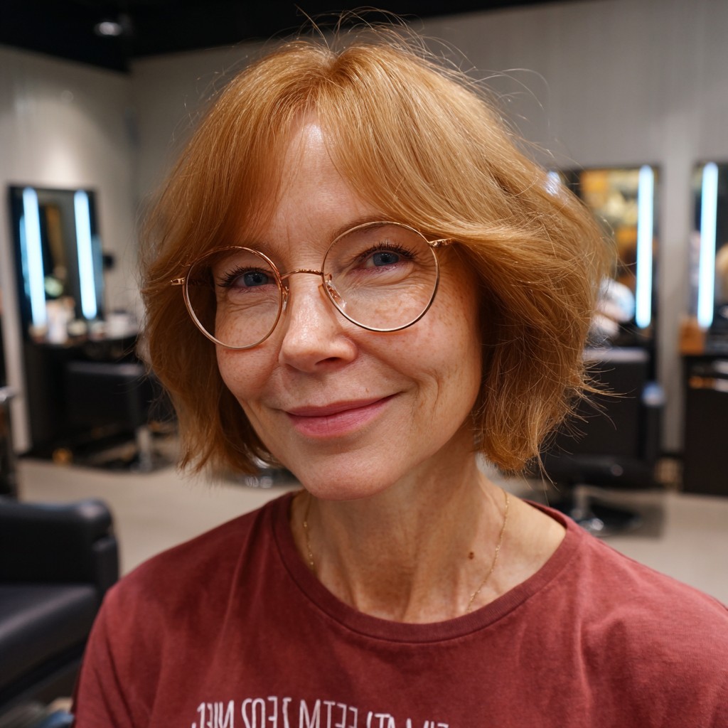 25 Adorable and Trendy Jaw-Length Bob Haircuts with Curtain Bangs for ...