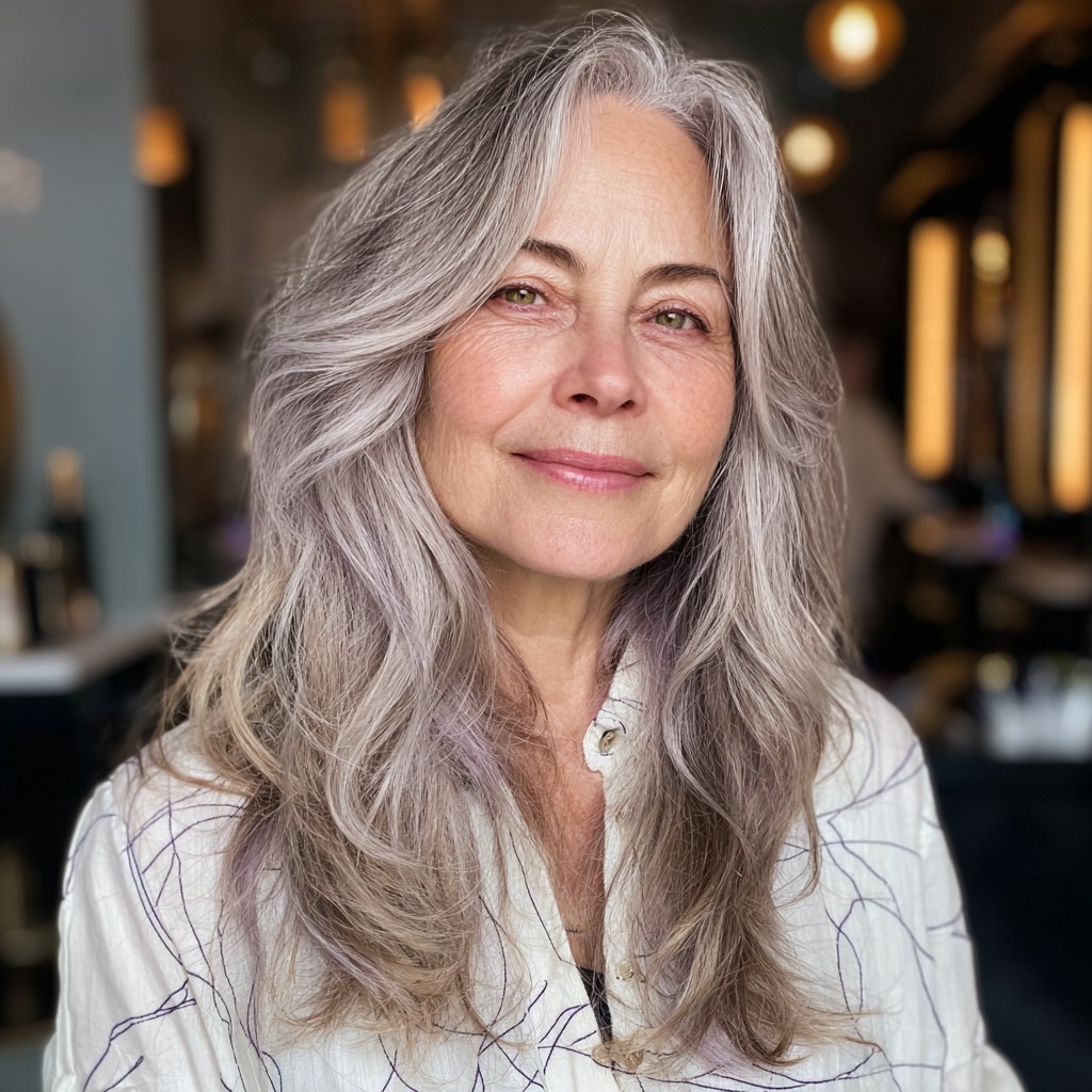 23 Amazing Grey Blending Haircuts – The #1 Look for Women In Their 70s ...