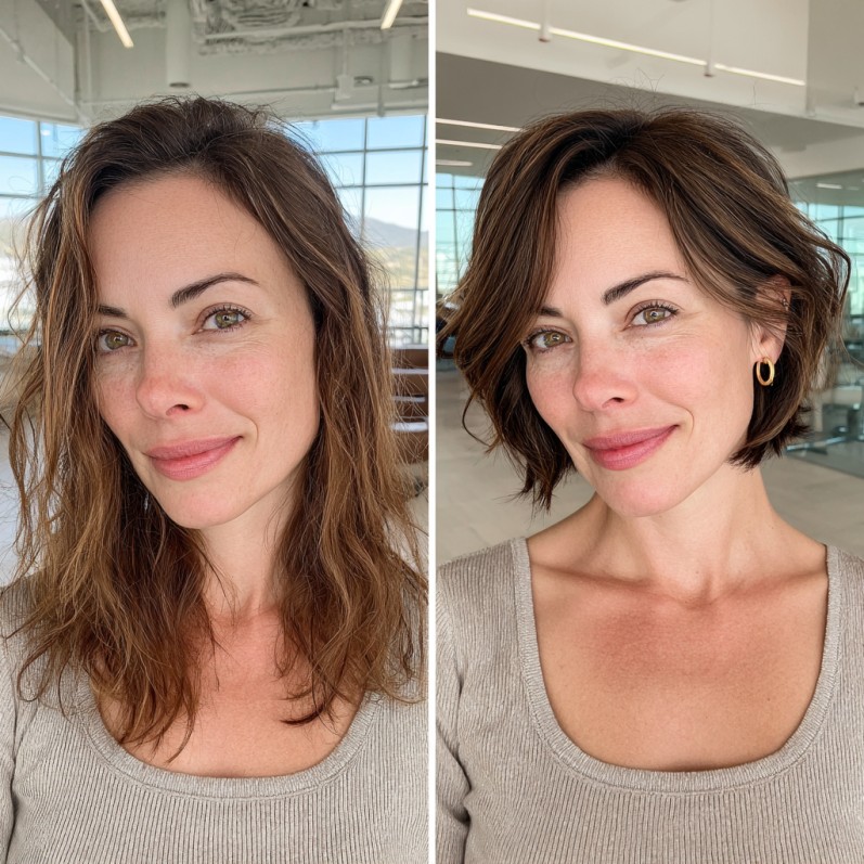 27 Gorgeous Jaw-Length Haircuts That Make Women In Their 40s Look 30 ...