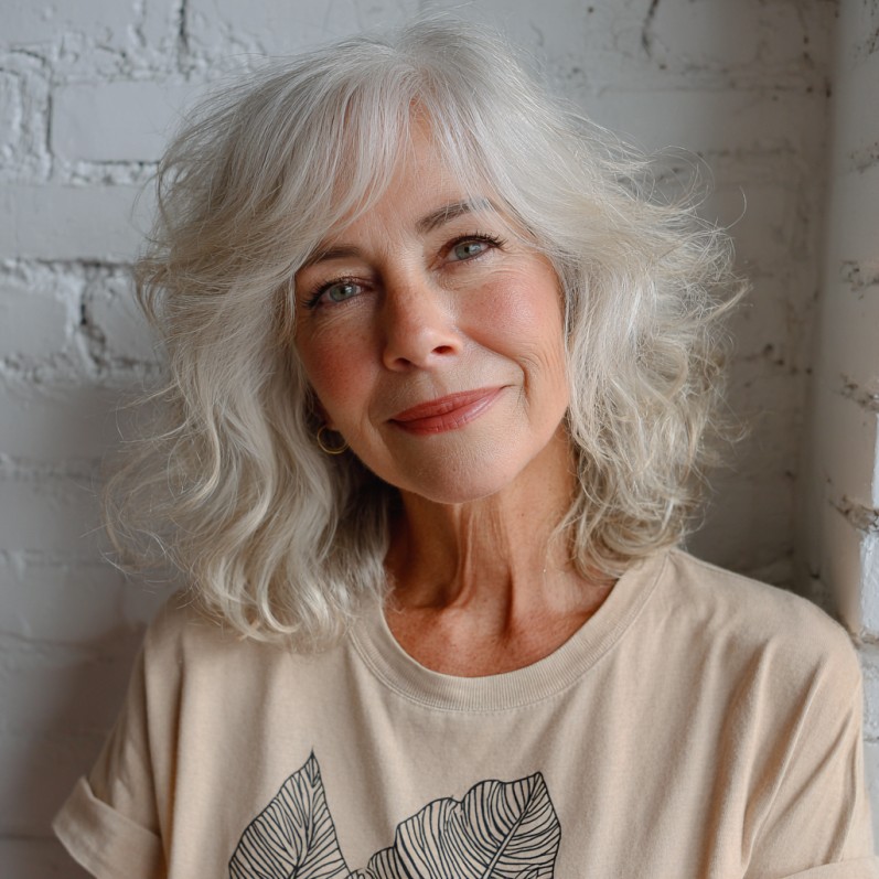 23 Beautiful Bouncy Bob Haircuts Going Viral Among Women in Their 70s