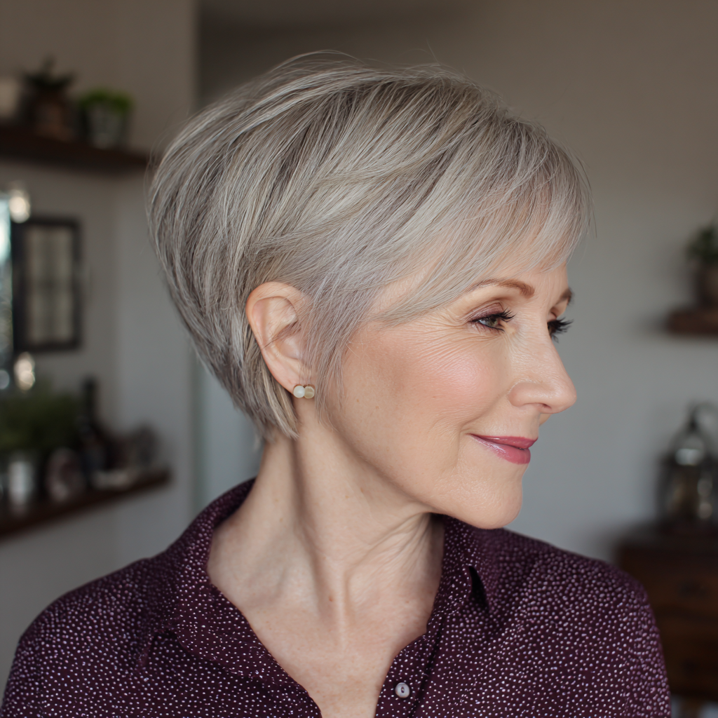 25 Flattering Angled Pixie Cuts That Make 70-Year-Olds Look 60 ...