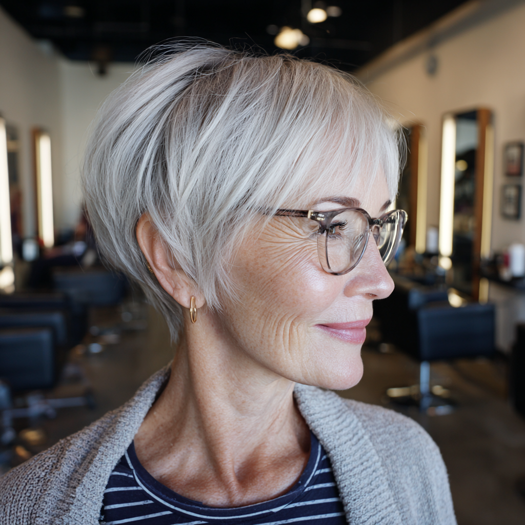 25 Flattering Angled Pixie Cuts That Make 70-Year-Olds Look 60 ...