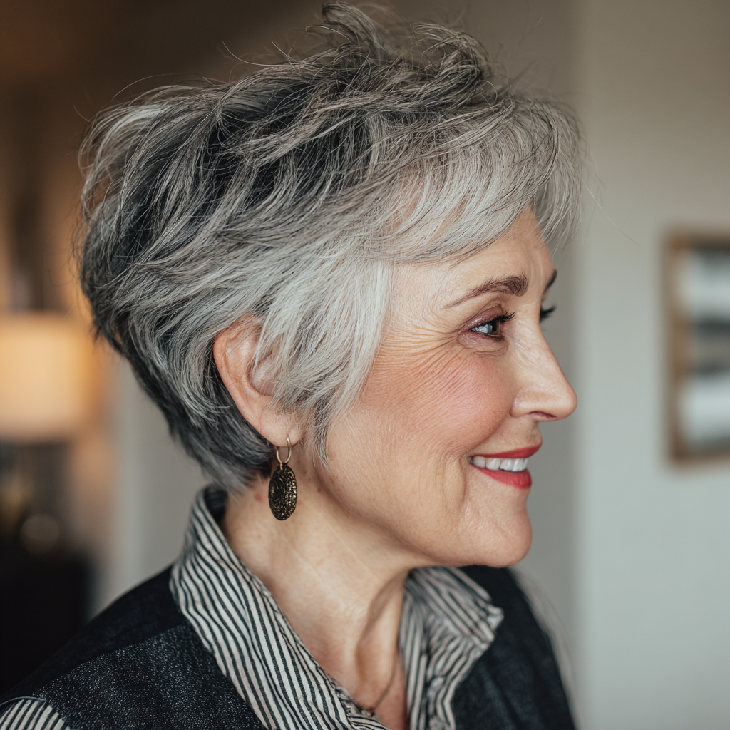 25 Flattering Angled Pixie Cuts That Make 70-Year-Olds Look 60 ...