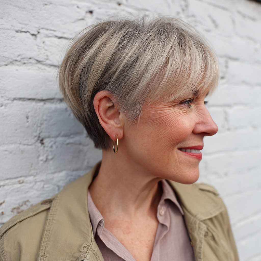 25 Flattering Angled Pixie Cuts That Make 70-Year-Olds Look 60 ...