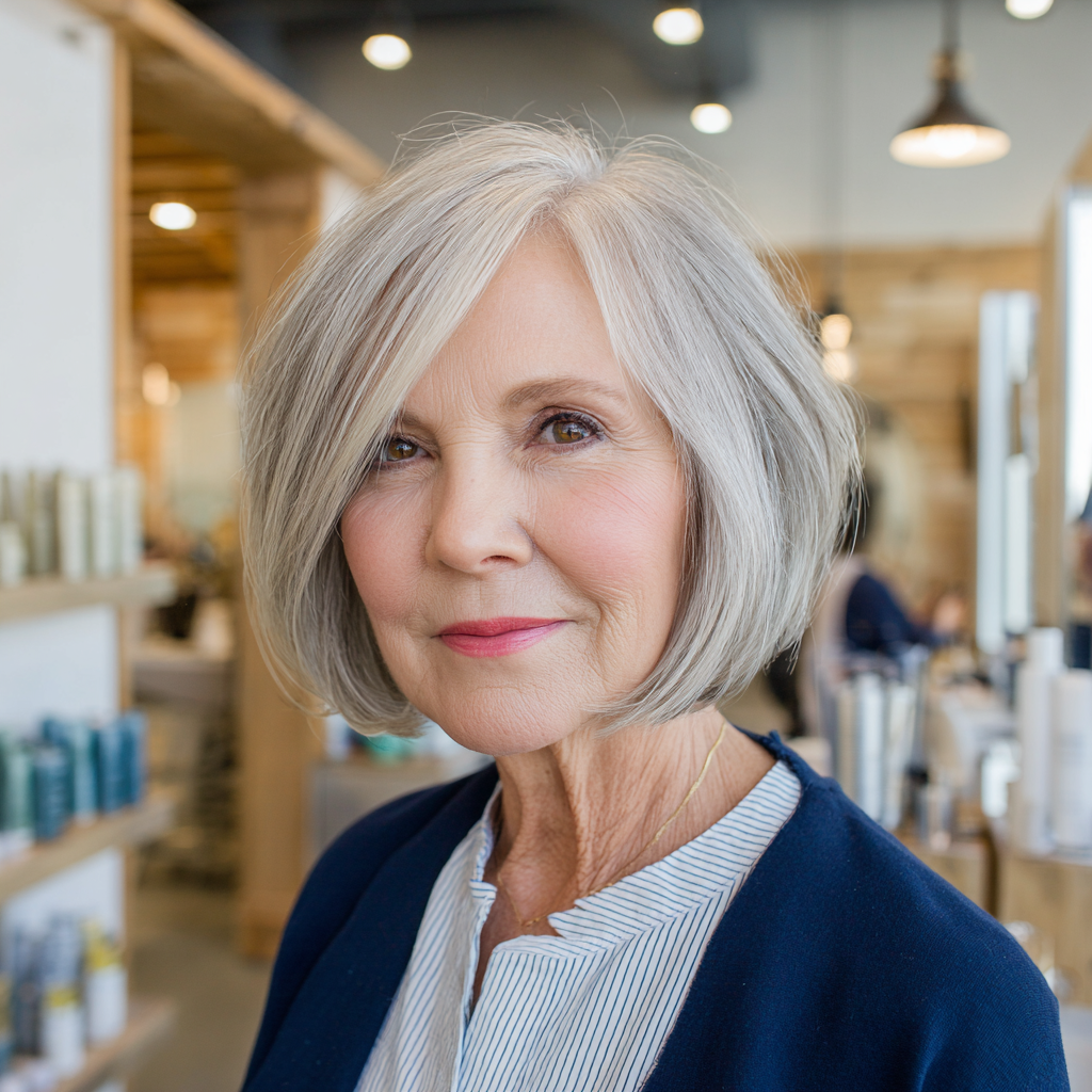 23 Voluminous Executive Bob Haircuts for Women Over 70 With Style ...