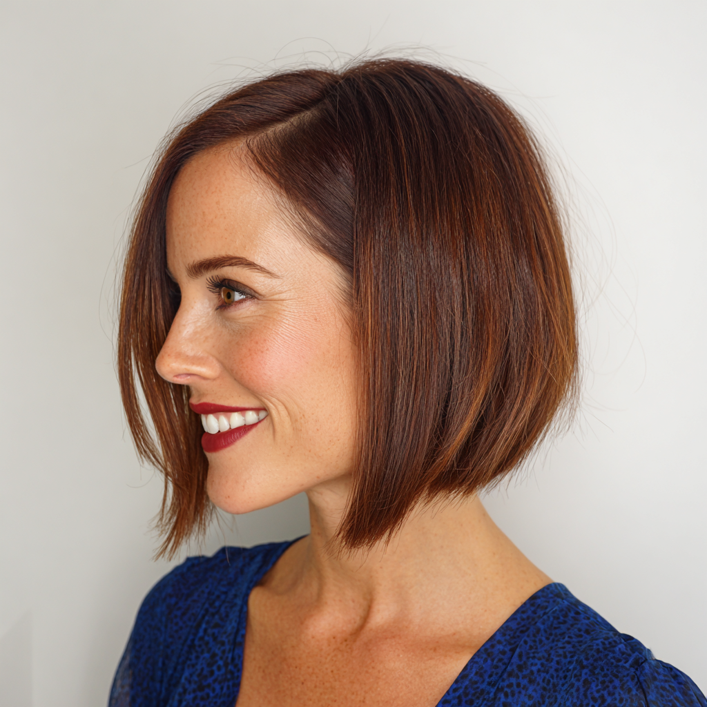 25 Trending Angular Bob Haircuts That Give Over-40 Women a Fresh ...