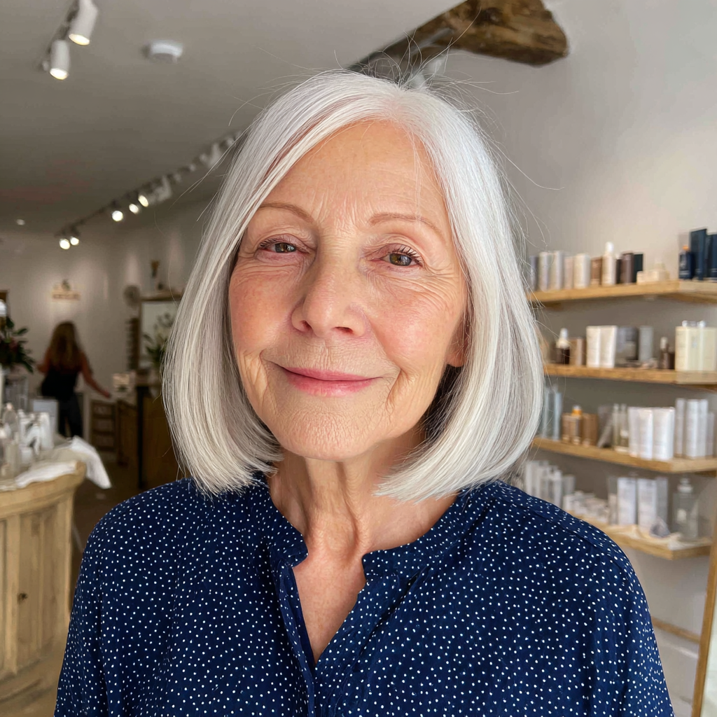 25 Lovely Silver Bob Haircuts That Work With (Not Against) Over-70 Hair