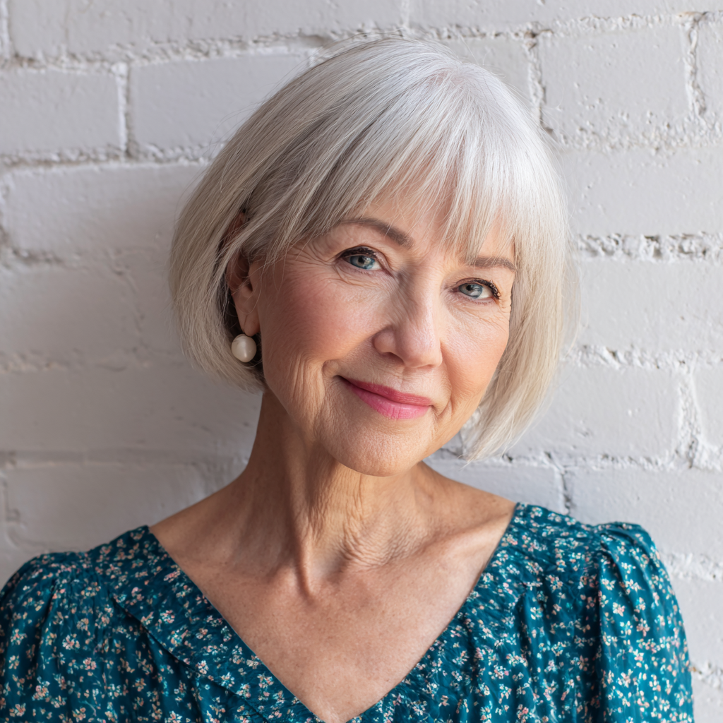 25 Lovely Silver Bob Haircuts That Work With (Not Against) Over-70 Hair