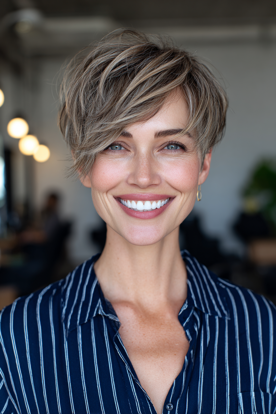 25 Beautiful Layered Bixie Haircuts That Are Dominating in 2026
