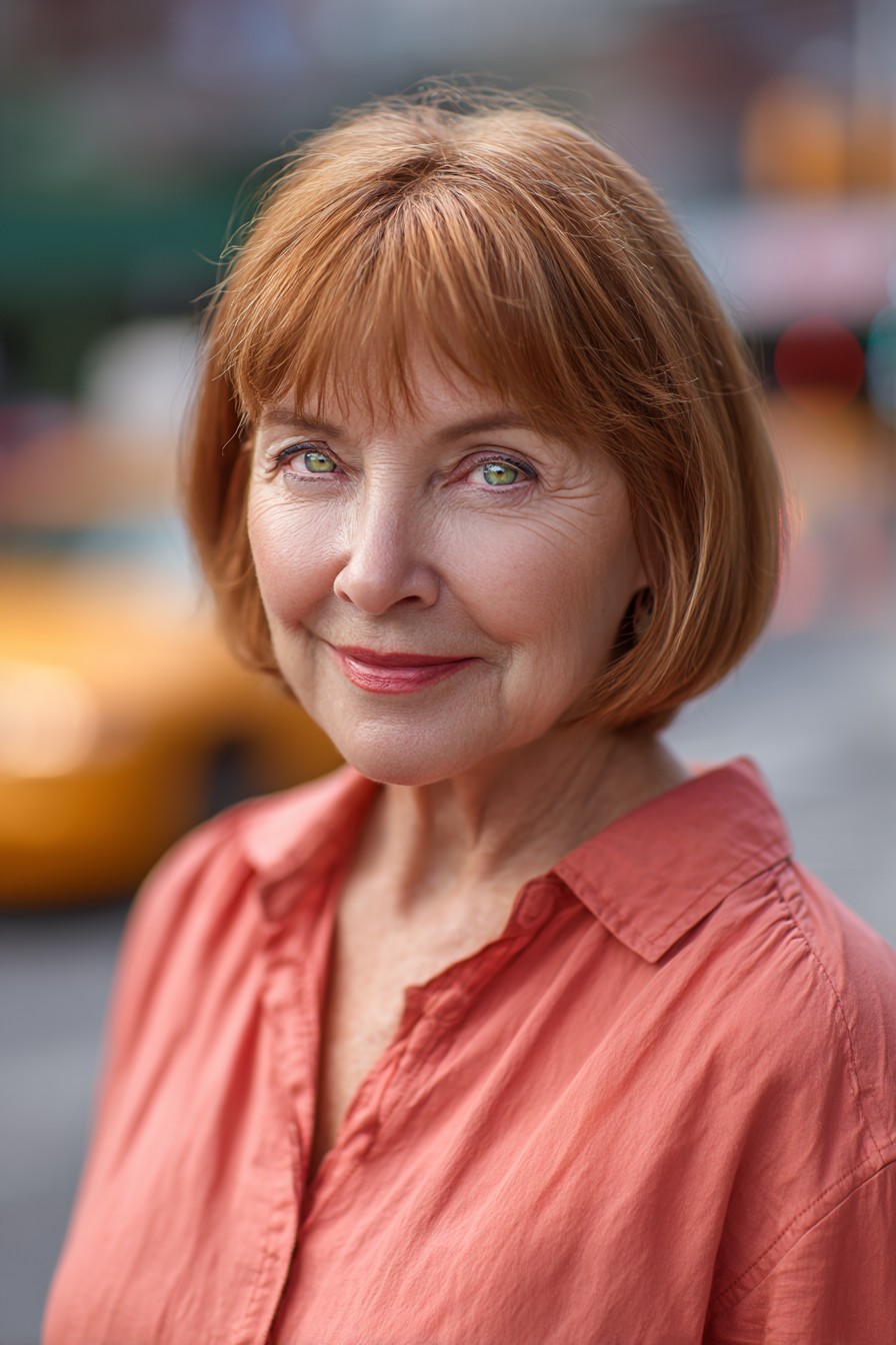 25 Gorgeous Red Bob Haircuts for Women 55+ - Kappers Magazine