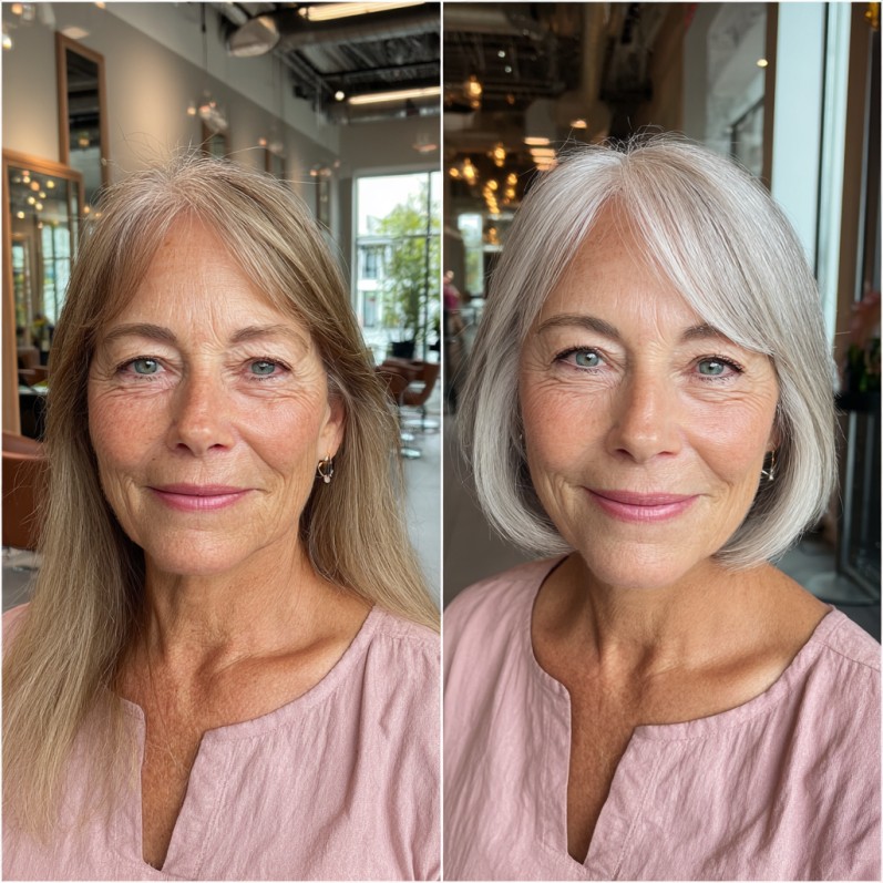 25 Adorable and Trendy Cropped Bob Haircuts Women In Their 60s Are ...