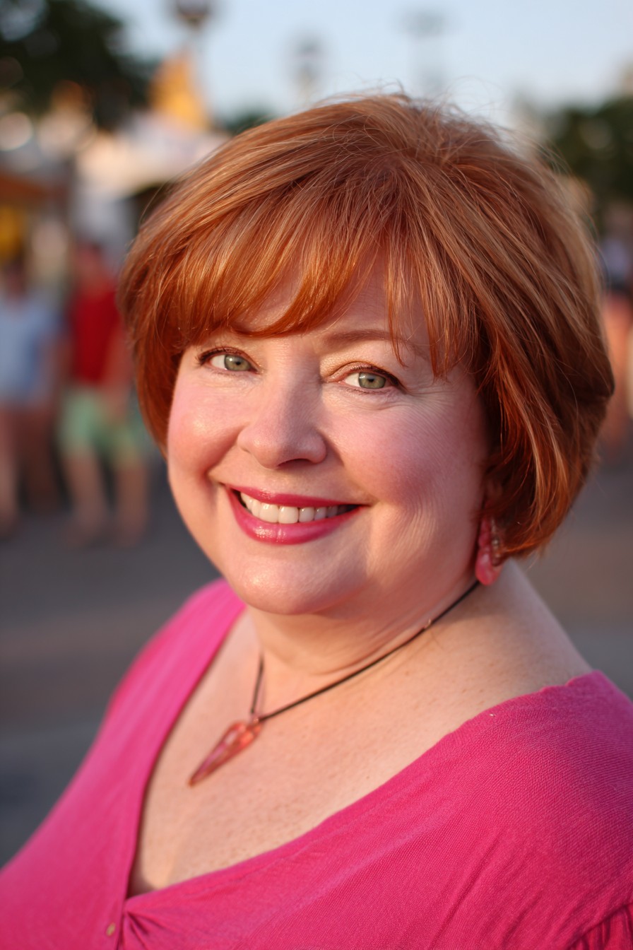 25 Gorgeous Red Bob Haircuts for Women 55+ - Kappers Magazine