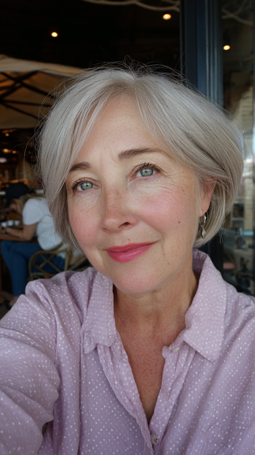 25 Stylish Unstyled Haircuts Women Over 60 Will Love