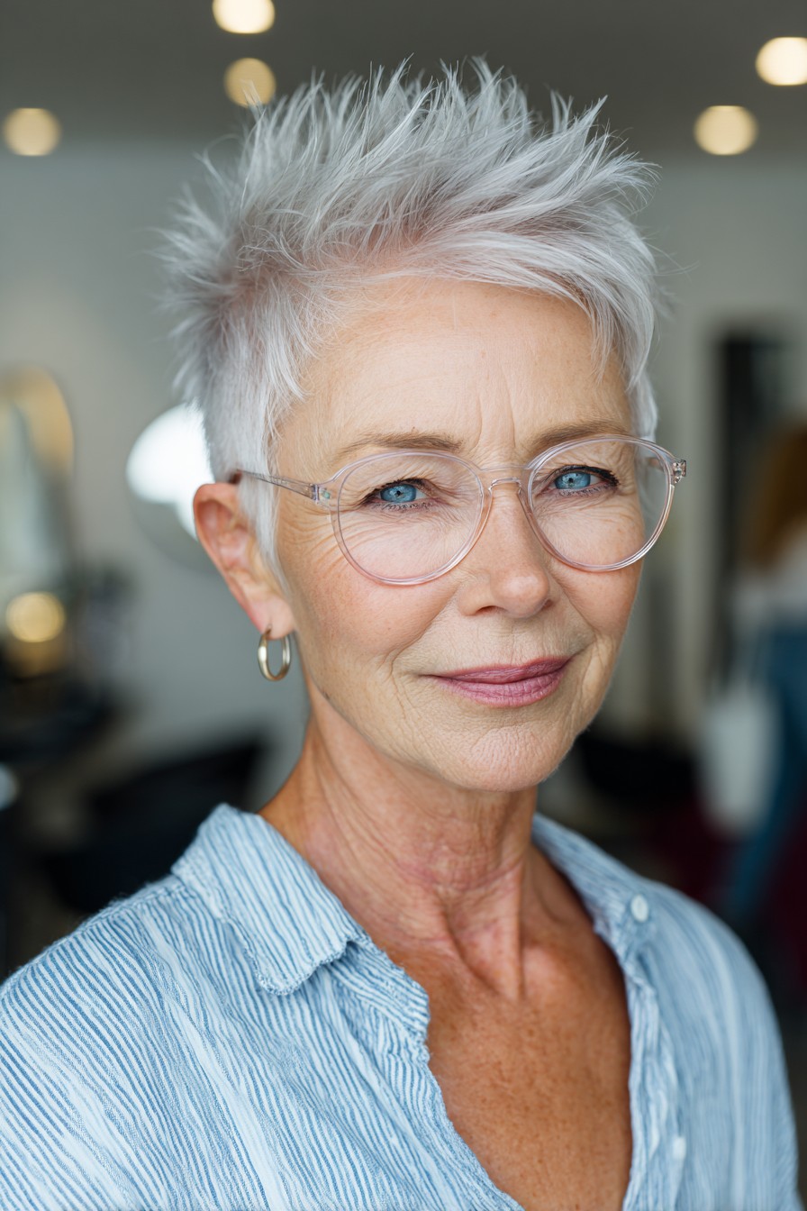 25 Envy-Inducing Spiky Short Cuts That Flatter Women Over 70 With ...