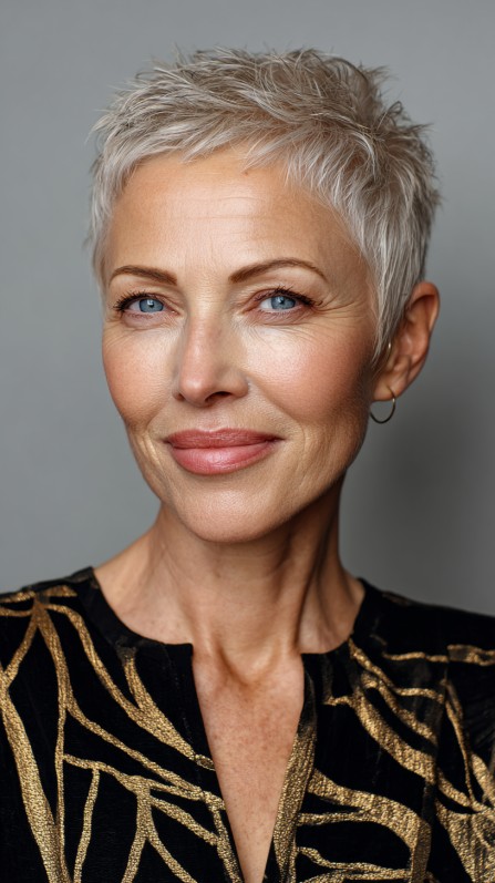 25 Chic Blonde Pixie Cuts These 50-Year-Old Ladies Don - Kappers Magazine