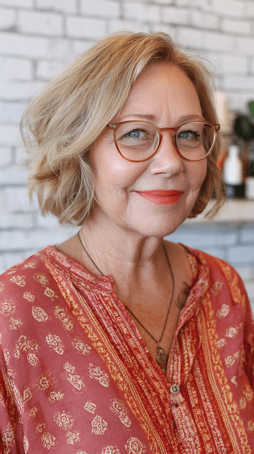25 Elegant Blonde Hair Colors for Women Over 60 With Aging Hair