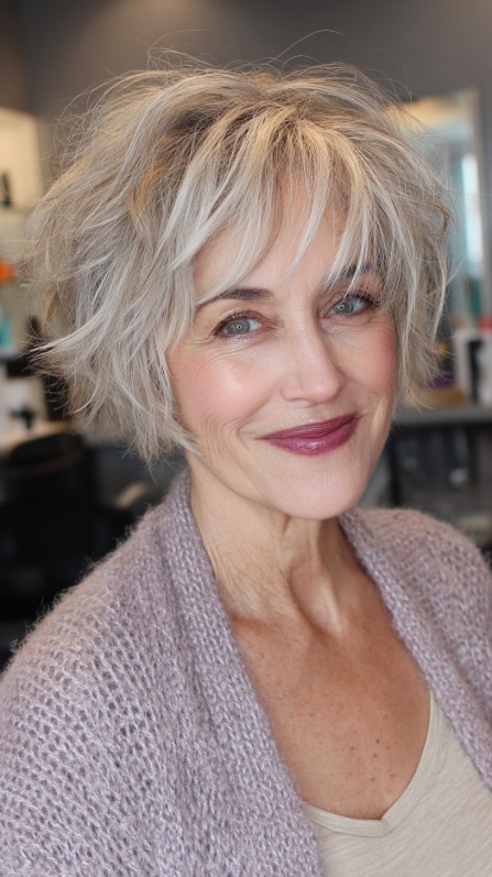 25 Cute Short, Grey Hair Ideas That Make Over-60 Hair Look Instantly Fuller