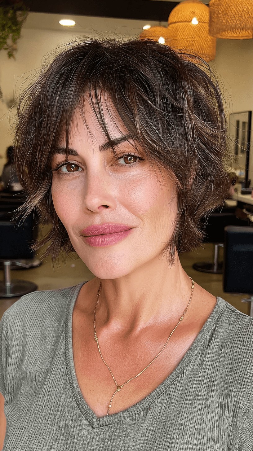 25 Gorgeous Ear-Length Haircuts Every Women Over 40 Needs to See ...