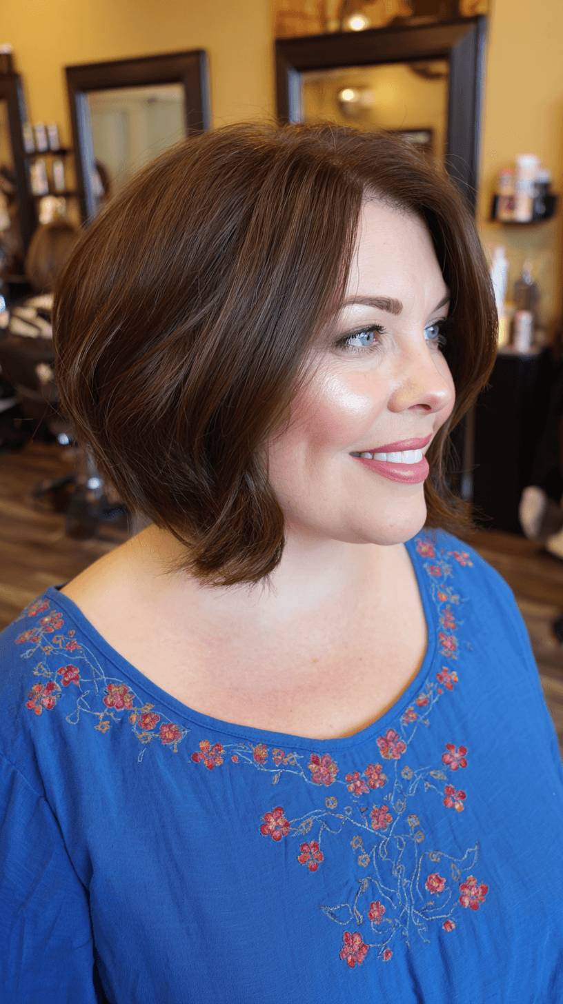25 Must-Try Short Stacked Haircuts That Flatters Any 40-Something Woman