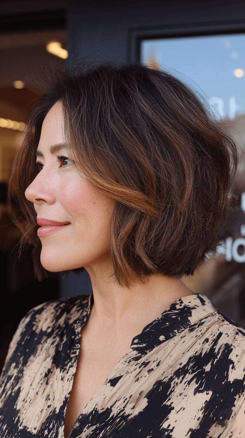 25 Must-Try Short Stacked Haircuts That Flatters Any 40-Something Woman