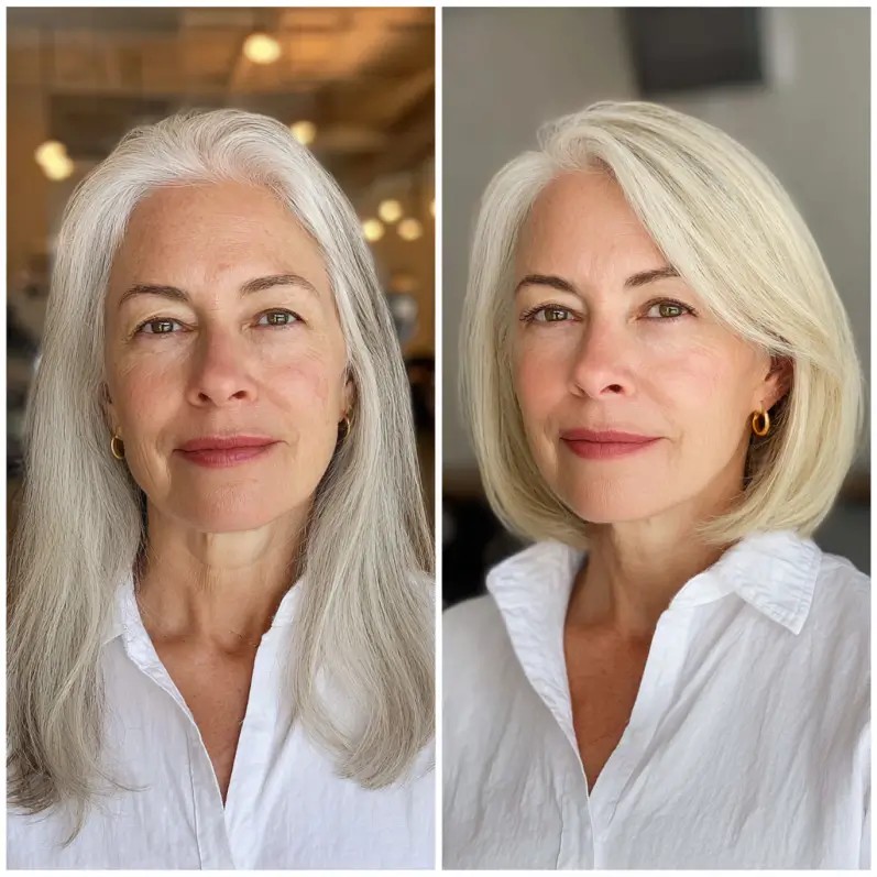 25 Adorable and Trendy No Bangs Haircuts for Women Over 70 That Don’t ...