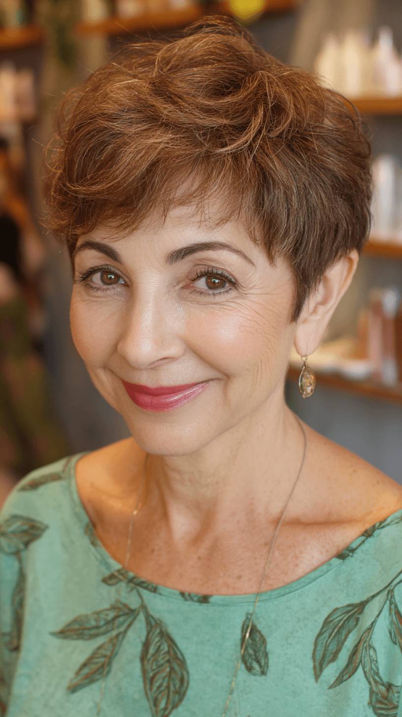50 Cute and Sassy Piecey Pixie Cuts Every Woman Over 60 Will ...