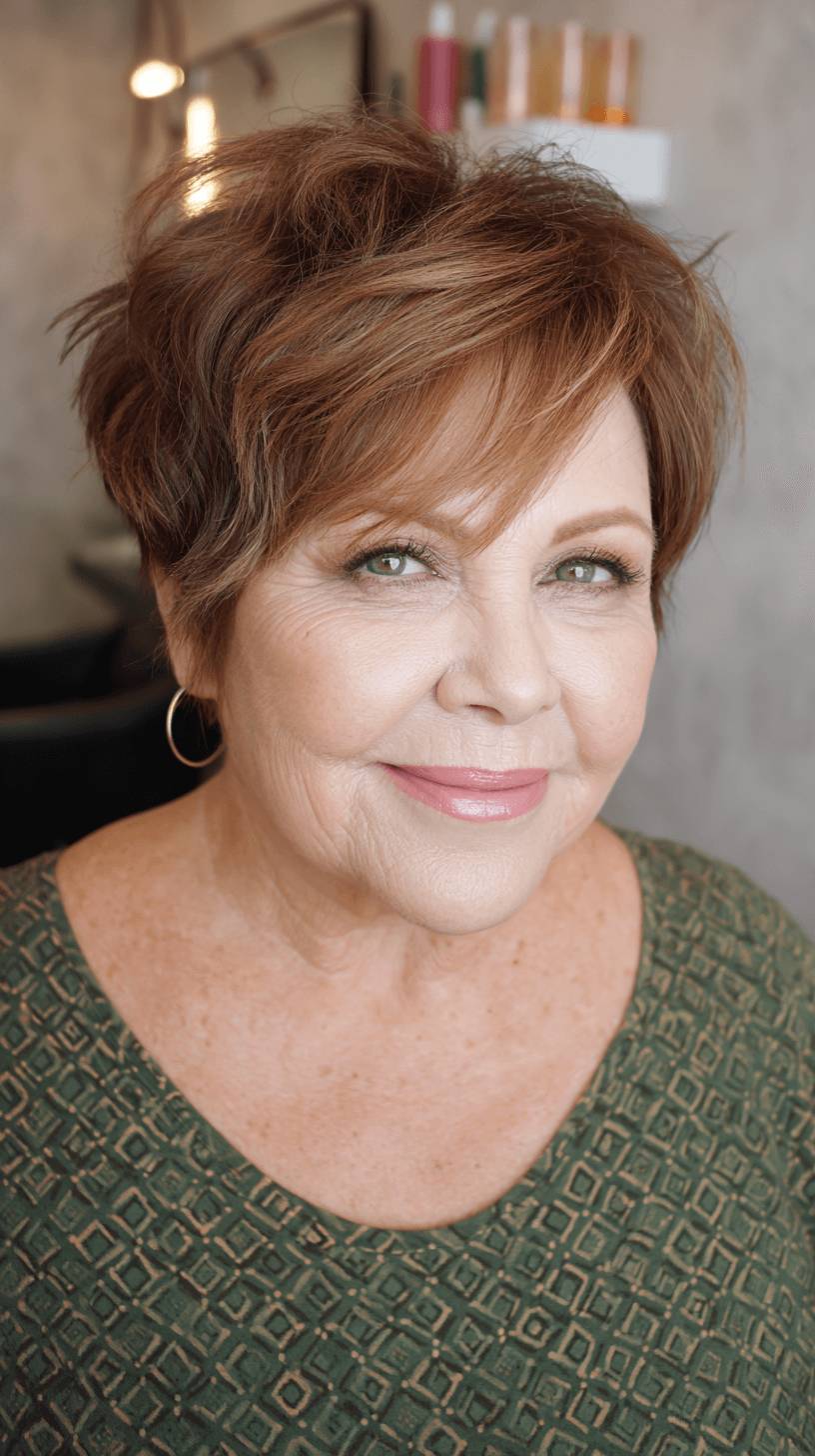 50 Cute and Sassy Piecey Pixie Cuts Every Woman Over 60 Will ...