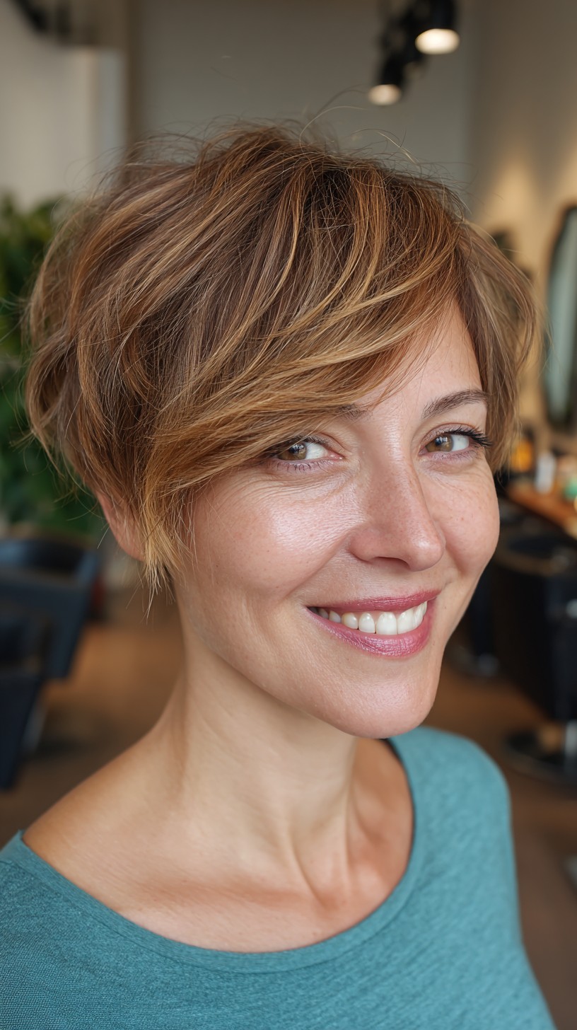 25 Stylish Short Hair Cuts for Women for Women Over 40 - Kappers Magazine