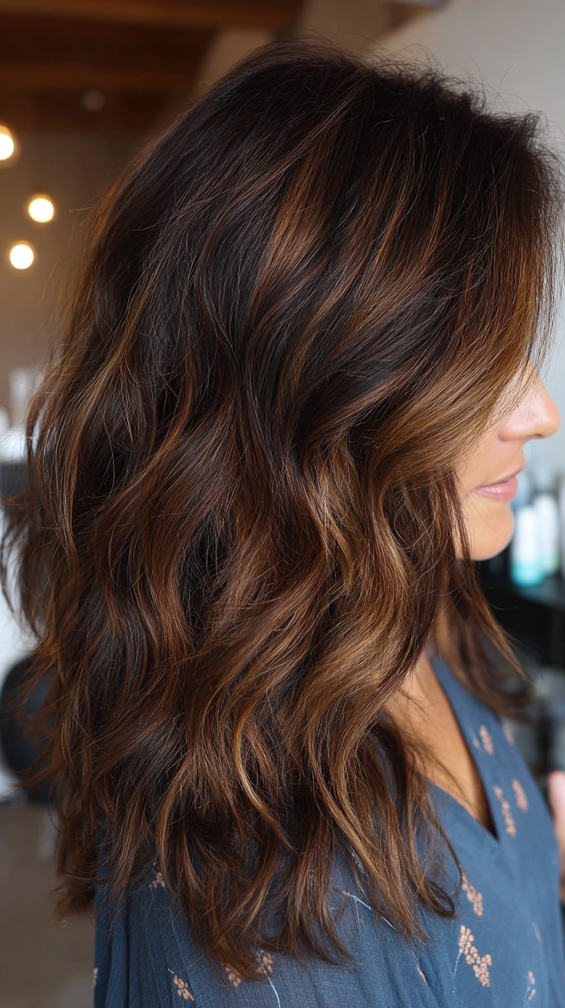 25 Stunning Dark Caramel Balayage Ideas to Try Before 2025 Ends ...