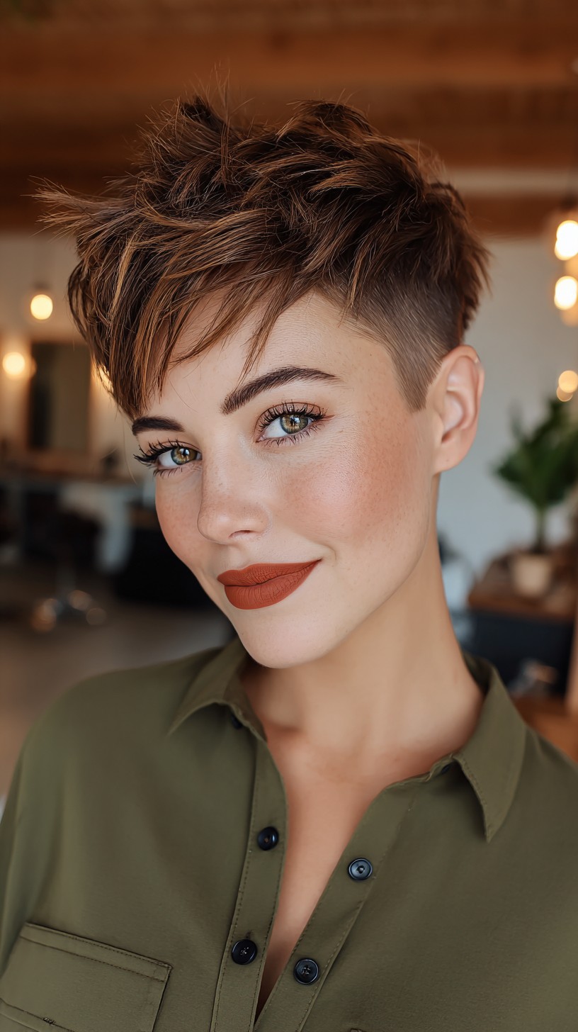 15 Bold Pixie Cut Shaved Sides Styles That Exude Confidence