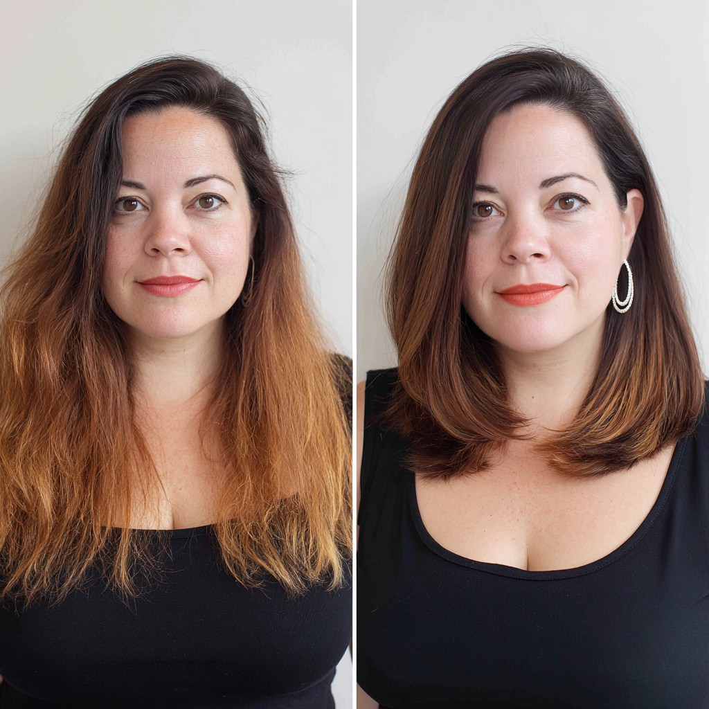 15 Flattering Medium Haircuts for a Round Face Shape