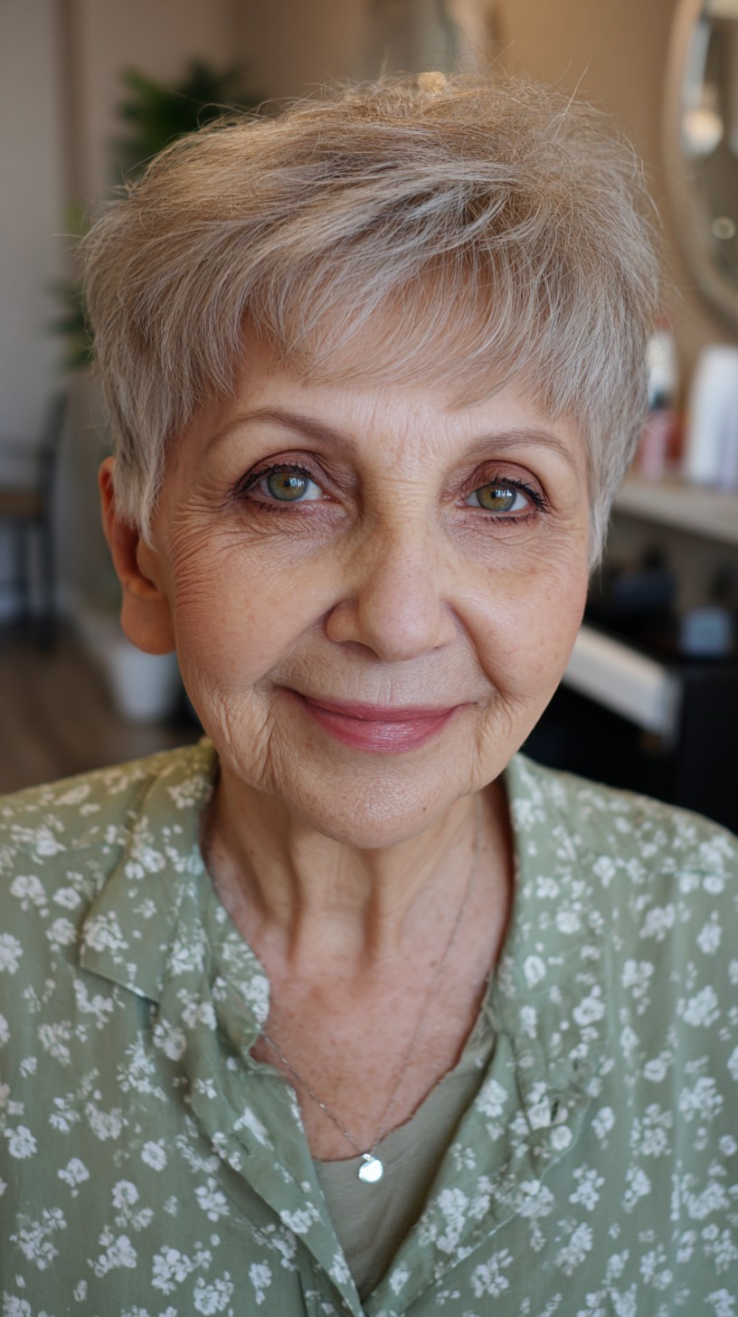 30 Eye-Catching Short Hair with Bangs Women 70+ Are Choosing - Kappers ...