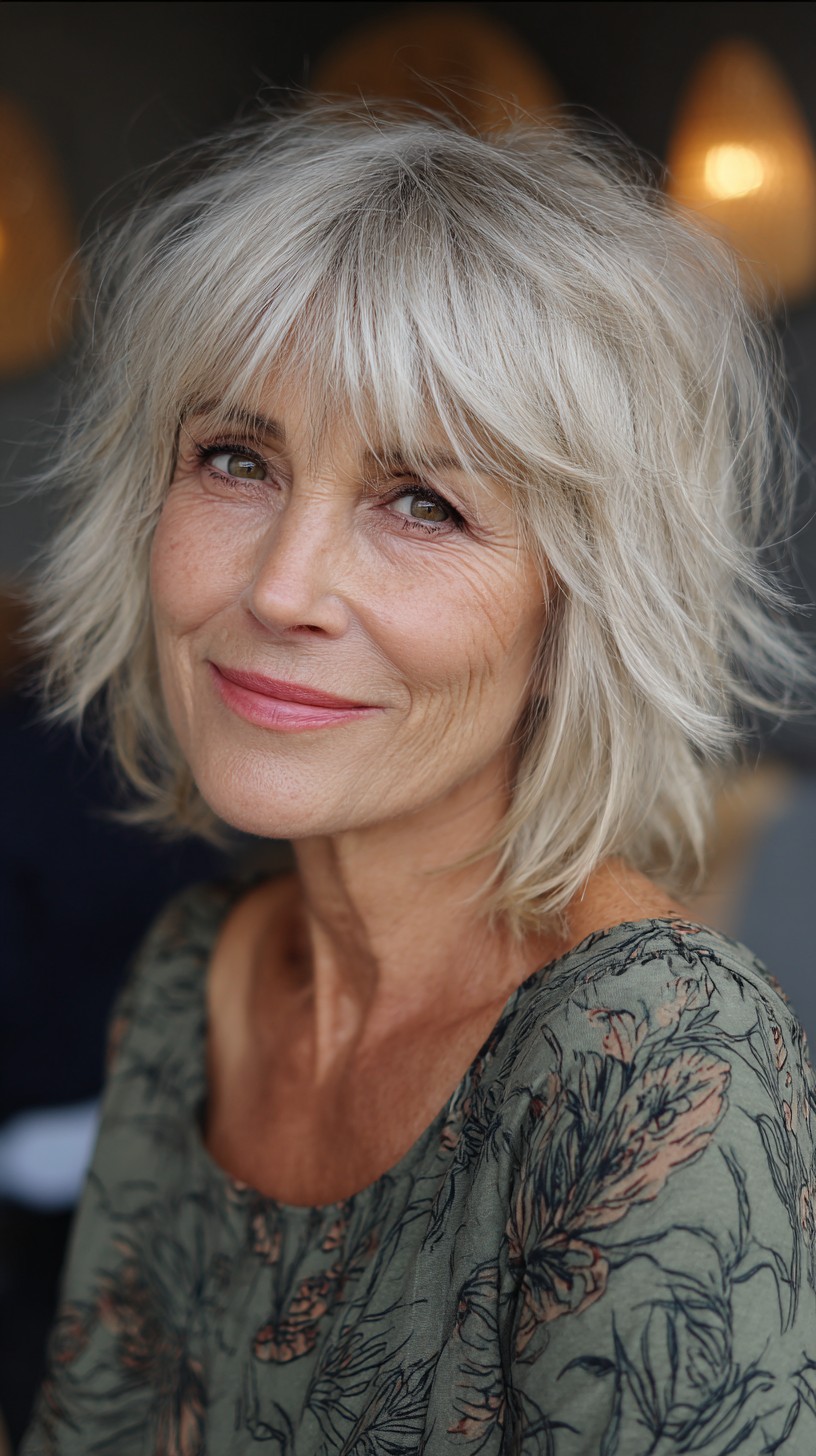 50 Stylish Short Wolf Cuts That Give Over-60 Women a Fresh, Modern Look