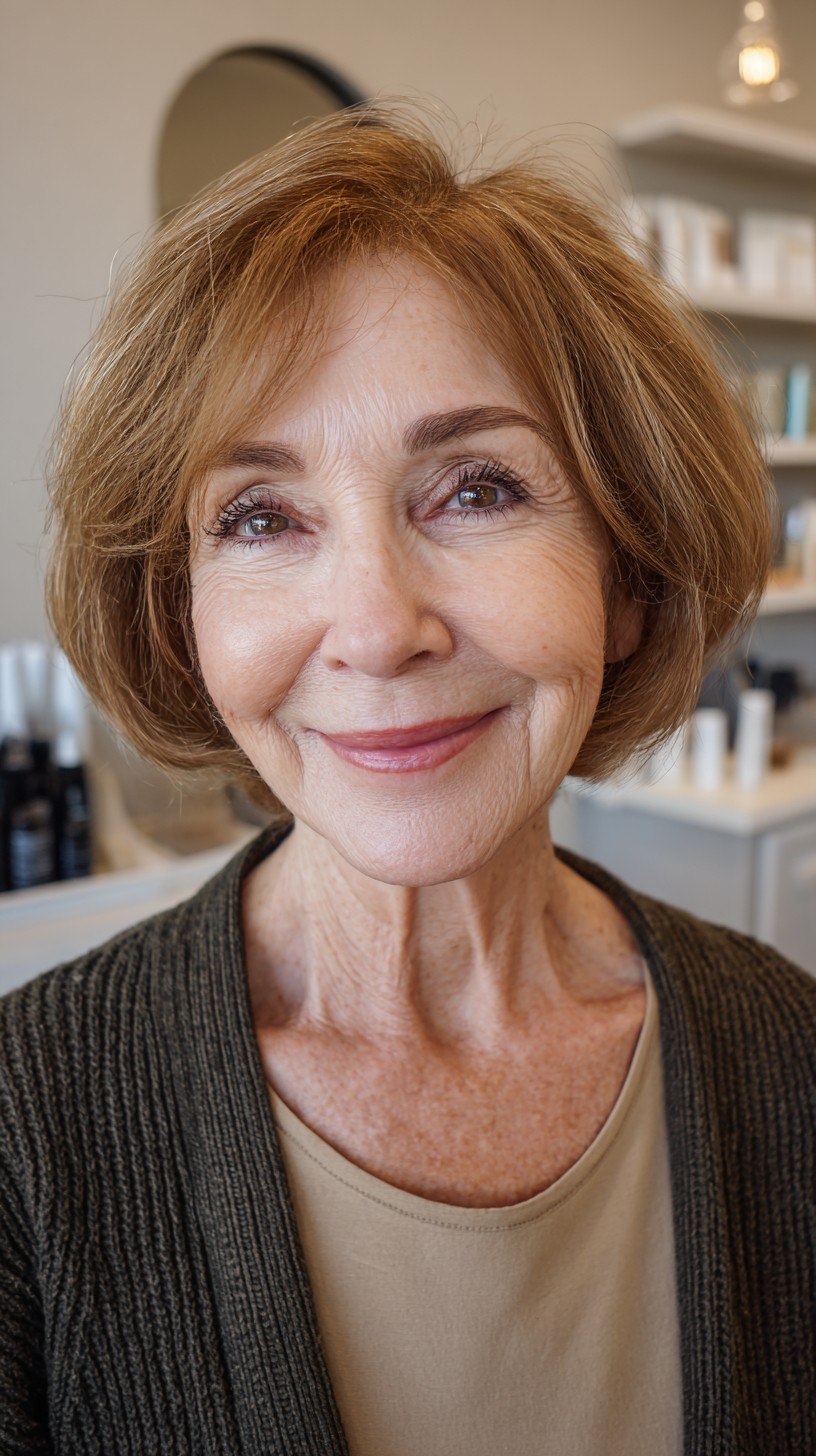 15 Trendy Caramel Hair Colors That Are Perfect for 70-Year-Old Ladies